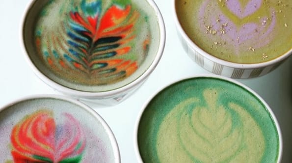 See How One Barista Makes These Magical Rainbow Lattes