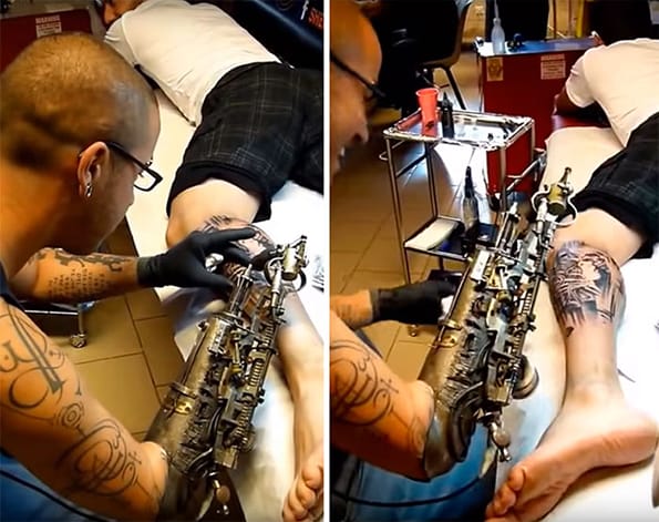 Introducing The World's First Tattoo Gun Prosthetic
