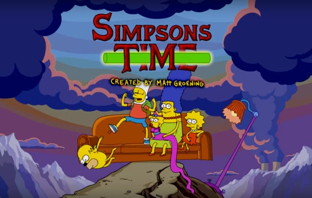 The Simpsons X Adventure Time Mashup You Didn't Know...