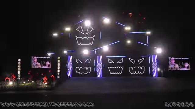 This House Has The Best Halloween Light Show Ever